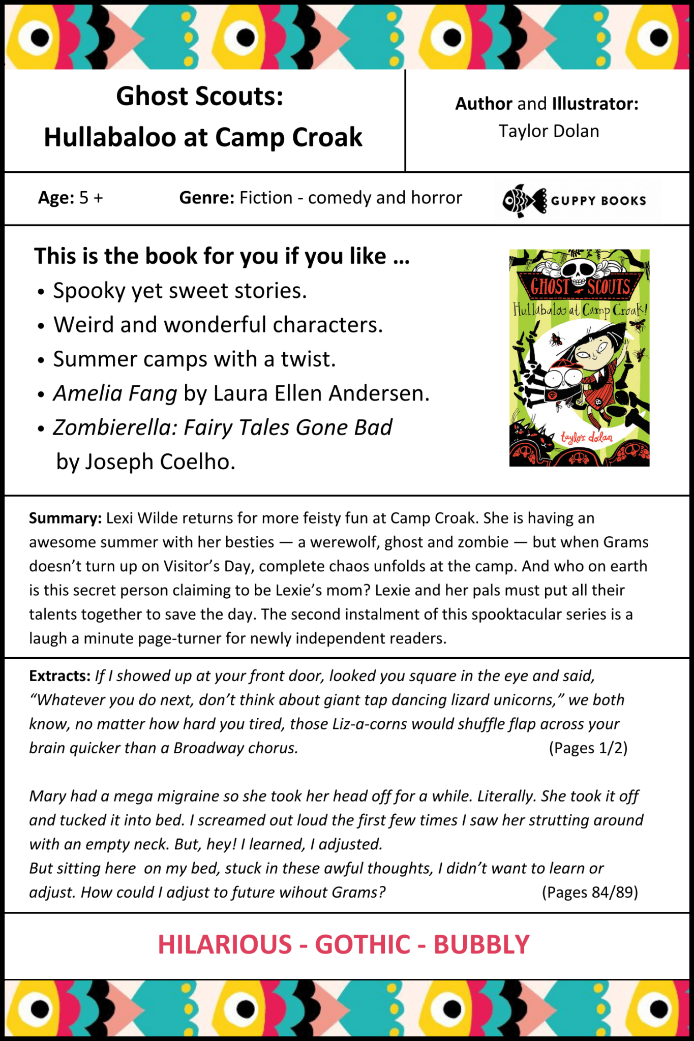 Ghost Scouts series - Guppy Books