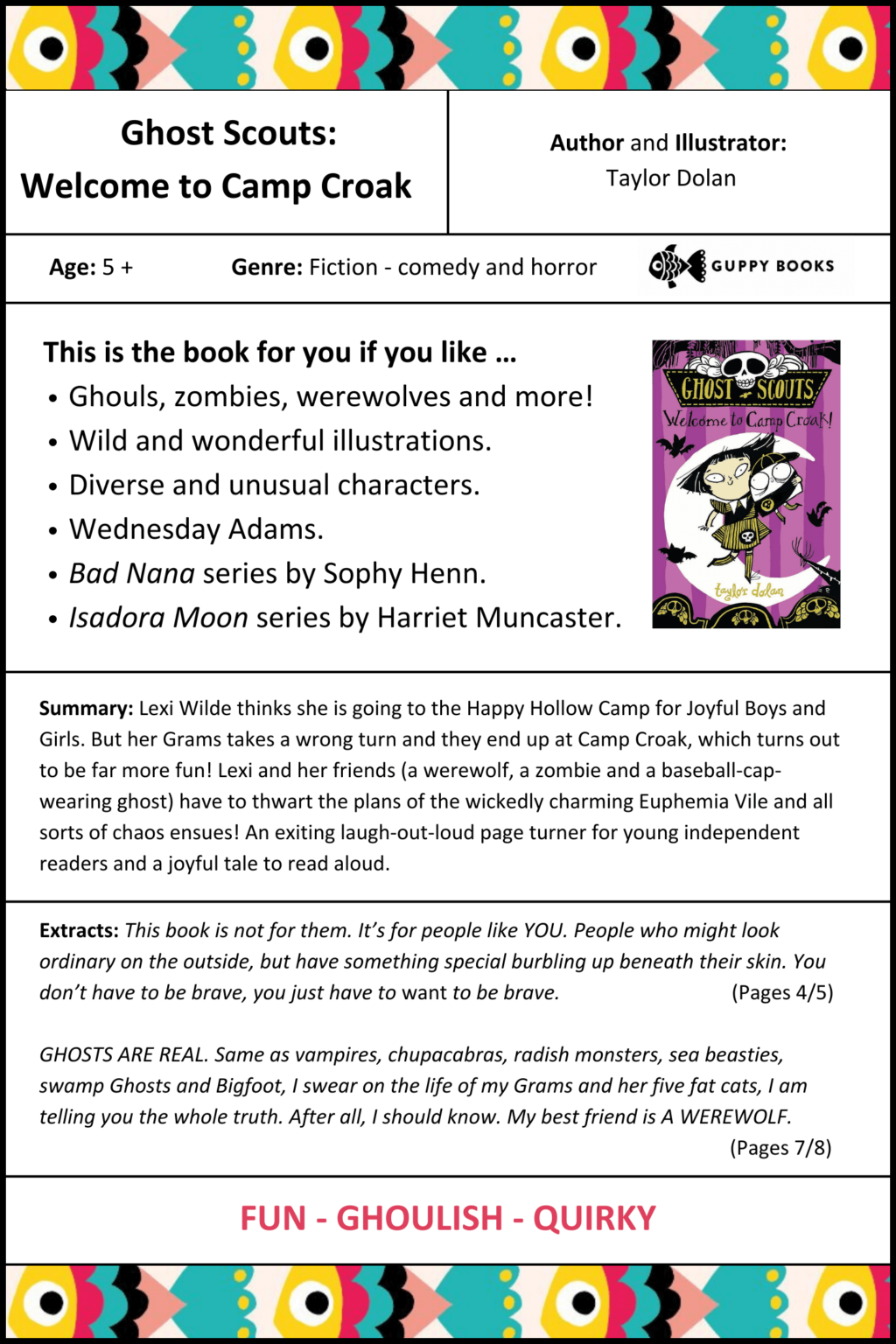 Ghost Scouts series - Guppy Books