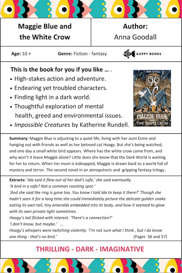 Teaching resource Maggie Blue