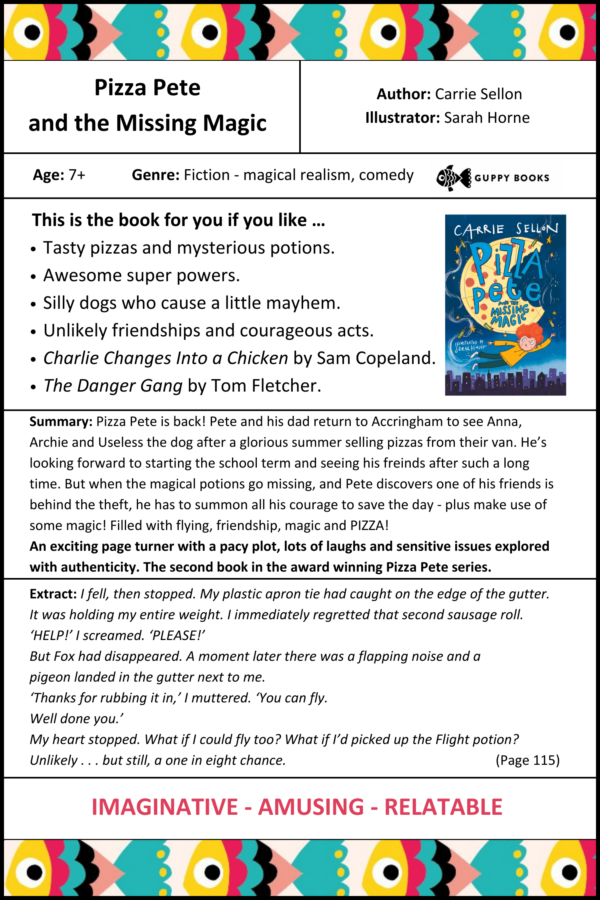 Pizza Pete and the Missing Magic - Guppy Books